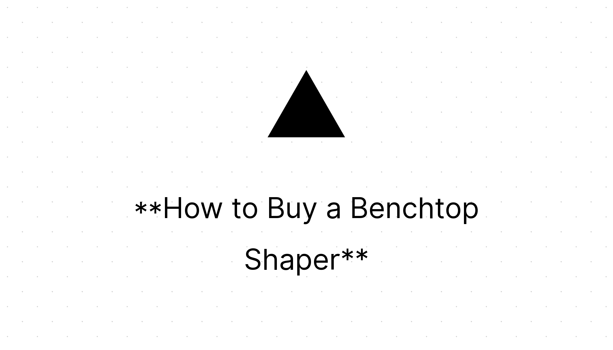 How to Buy a Benchtop Shaper - Home Power Tools