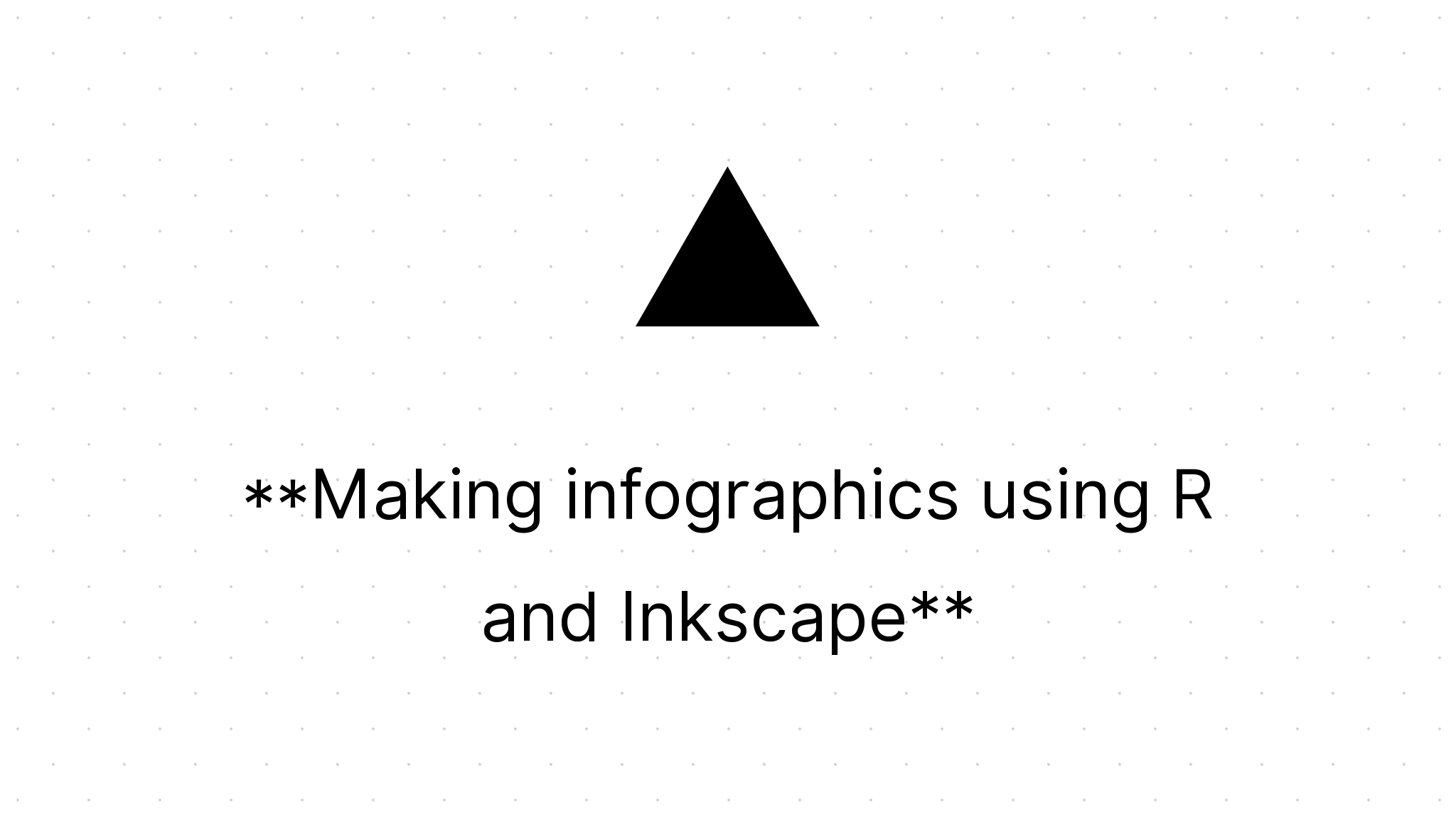Making infographics using R and Inkscape - Vikas Paruchuri
