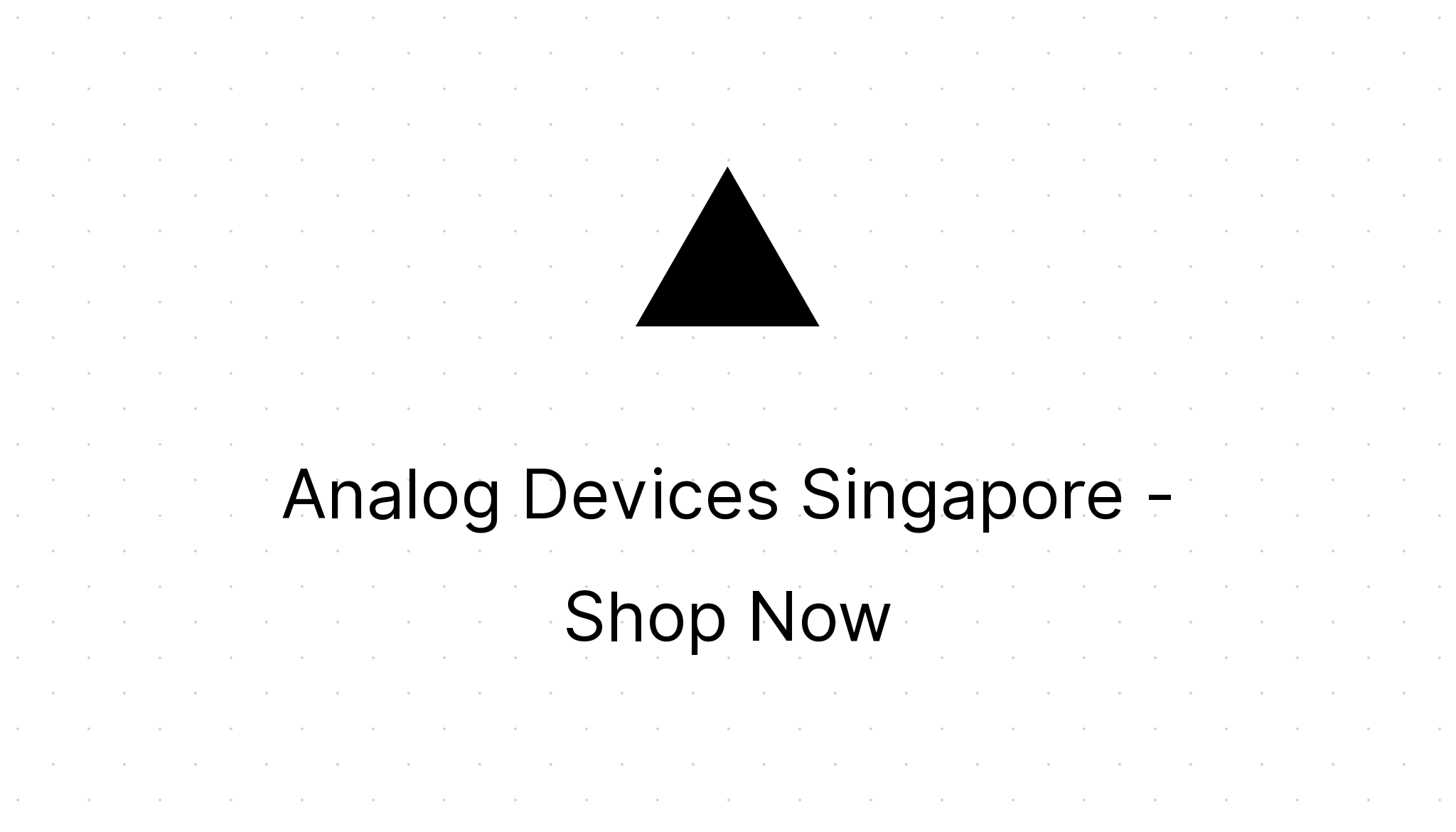 Analog Devices Singapore - Shop Now - Eezee