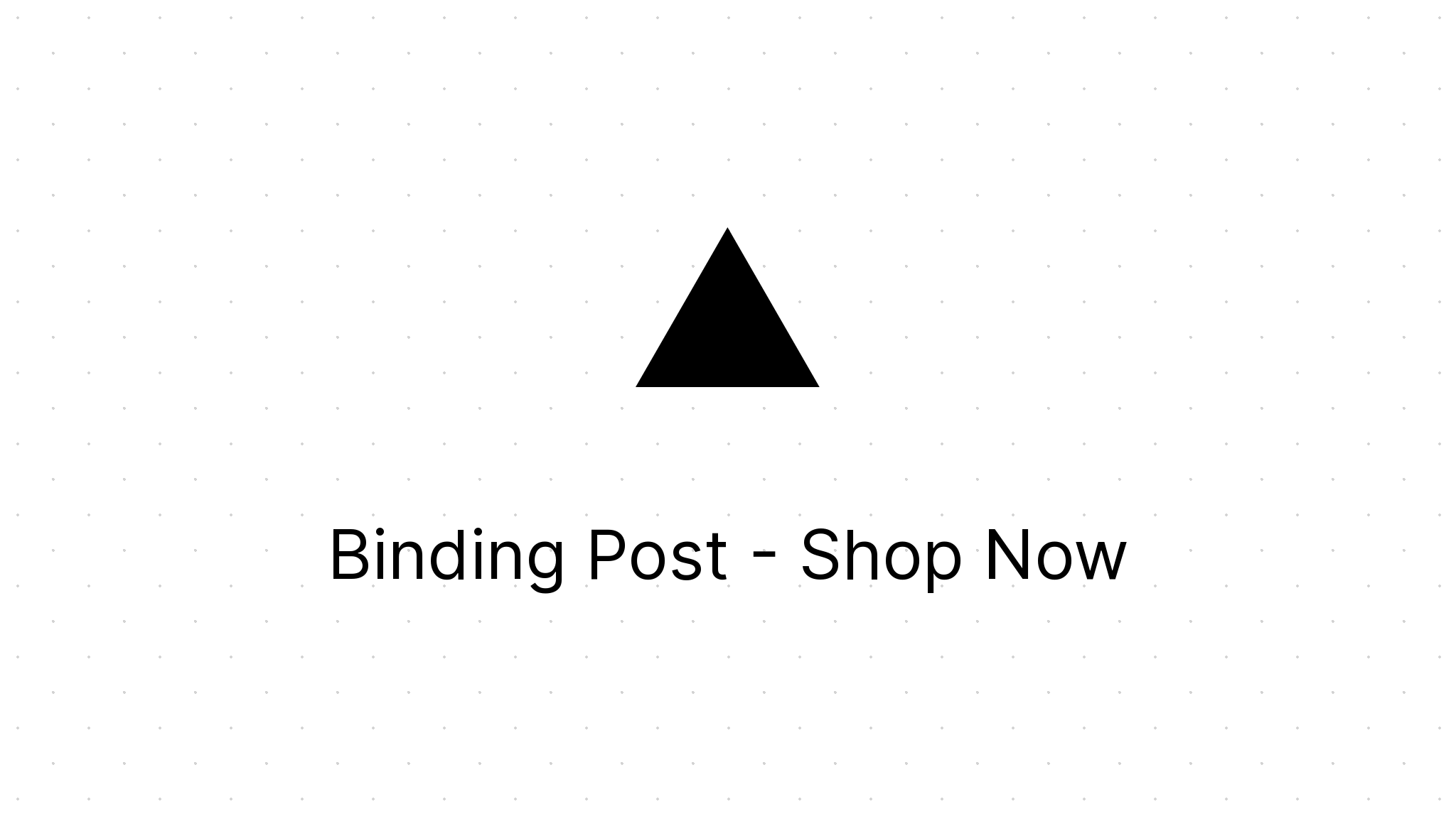 Binding Post - Shop Now - Eezee