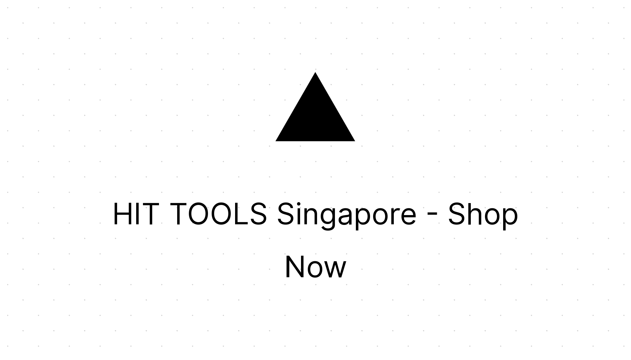 HIT TOOLS Singapore - Shop Now - Eezee