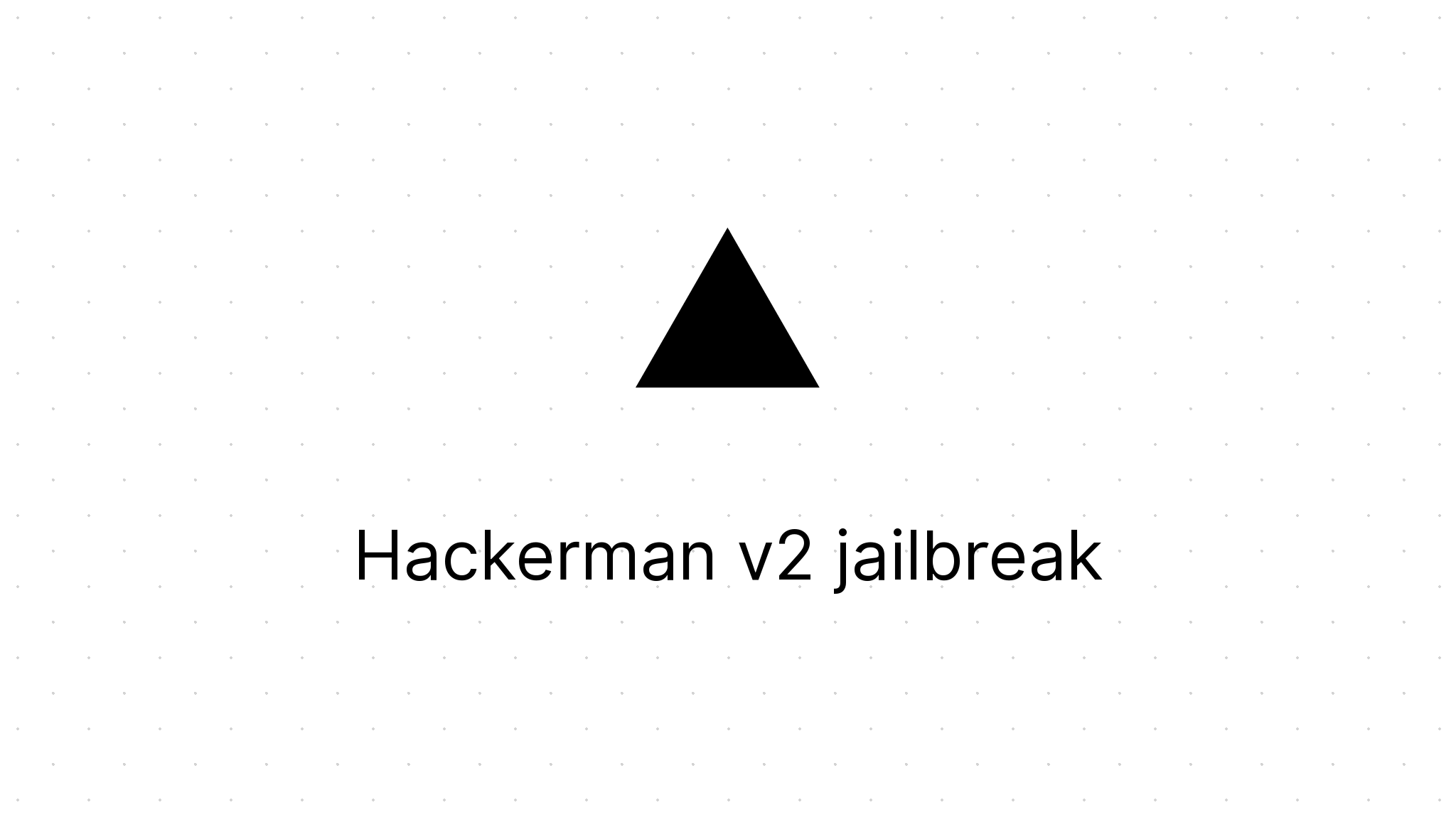Hackerman v2