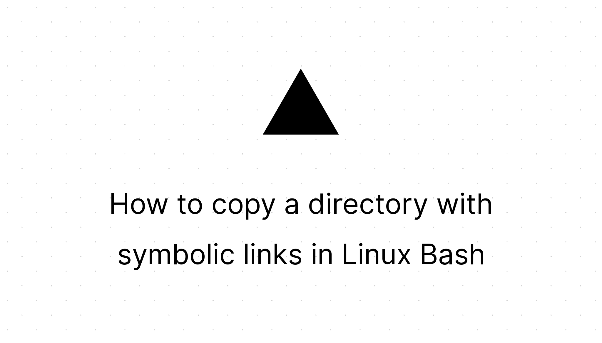 How to copy a directory with symbolic links in Linux Bash?