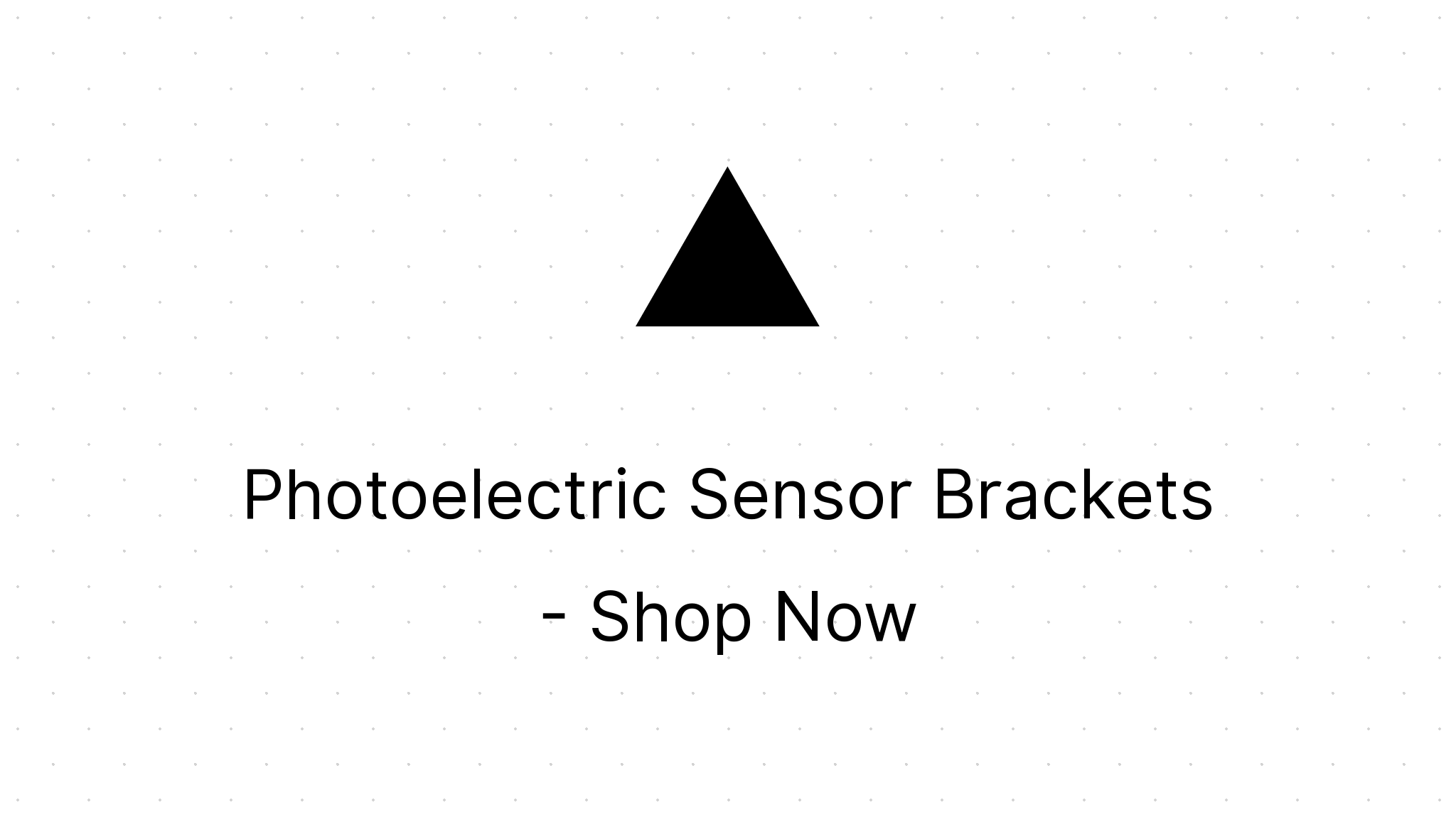 Photoelectric Sensor Brackets - Shop Now - Eezee