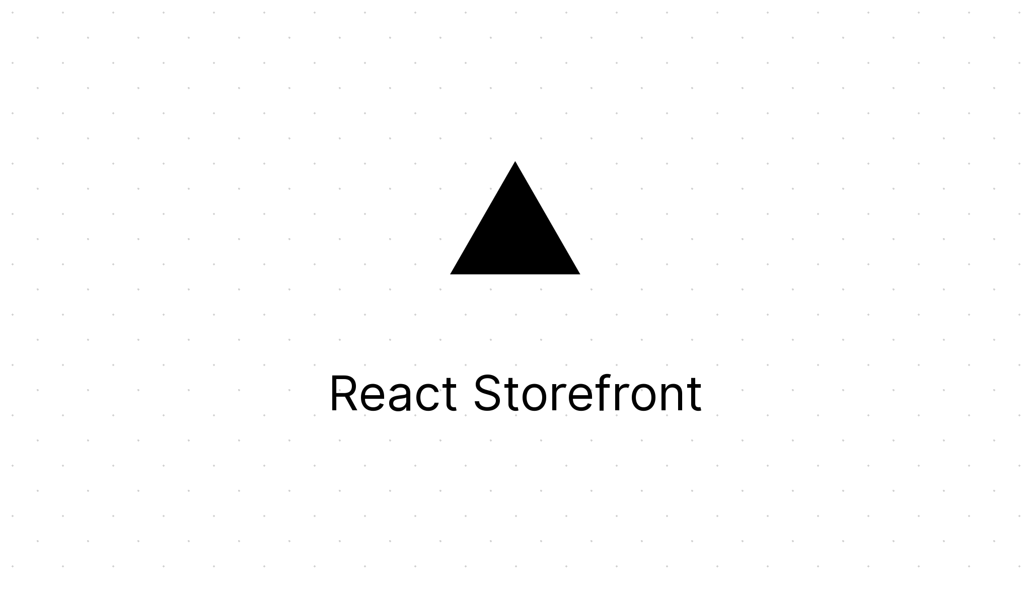 React Storefront - An open-source frontend e-commerce platform from the ...