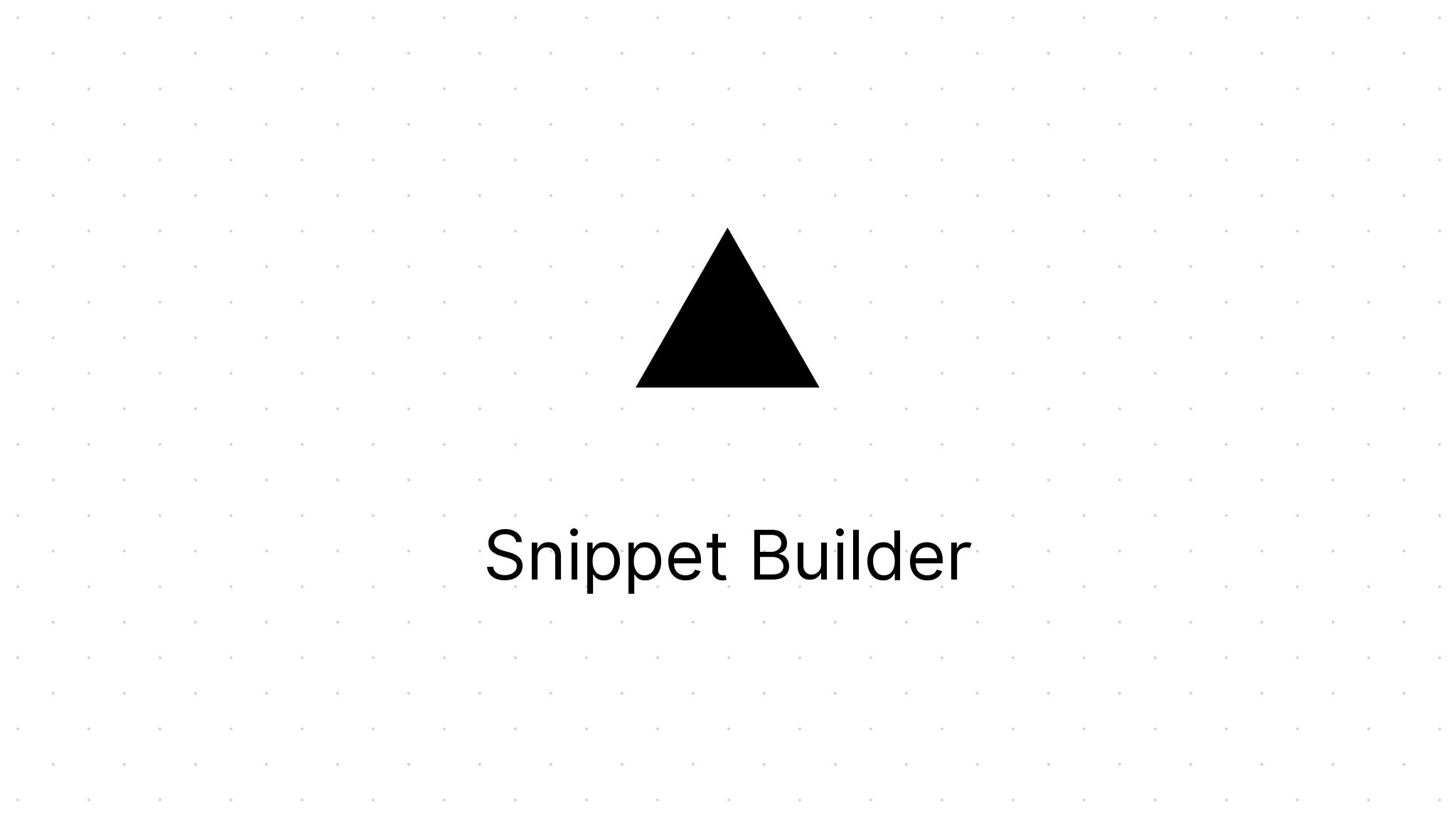VS Code Snippet Builder