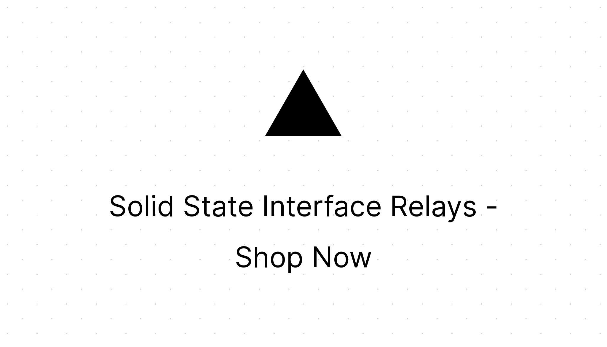 Solid State Interface Relays - Shop Now - Eezee