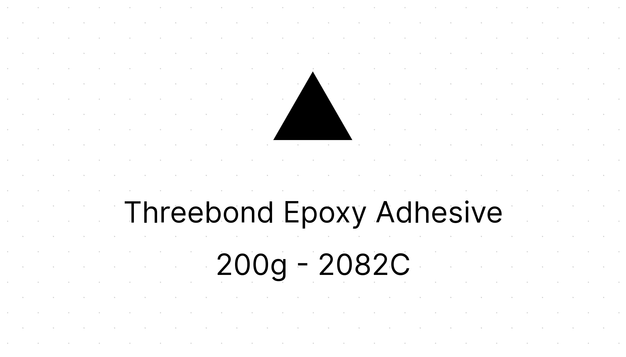 Threebond Epoxy Adhesive 200g - 2082C - Eezee