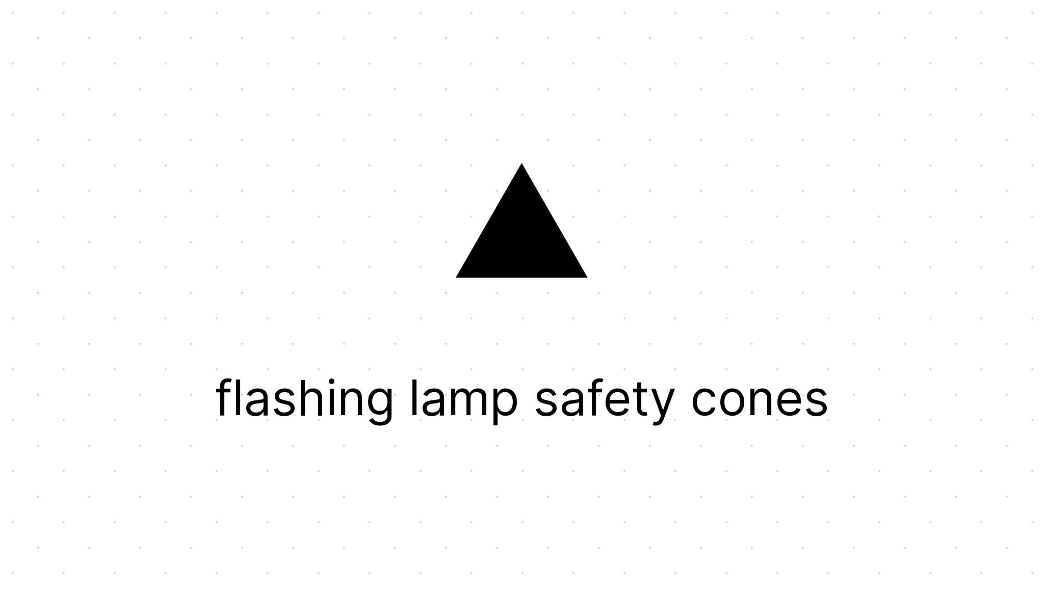 flashing lamp safety cones - Eezee