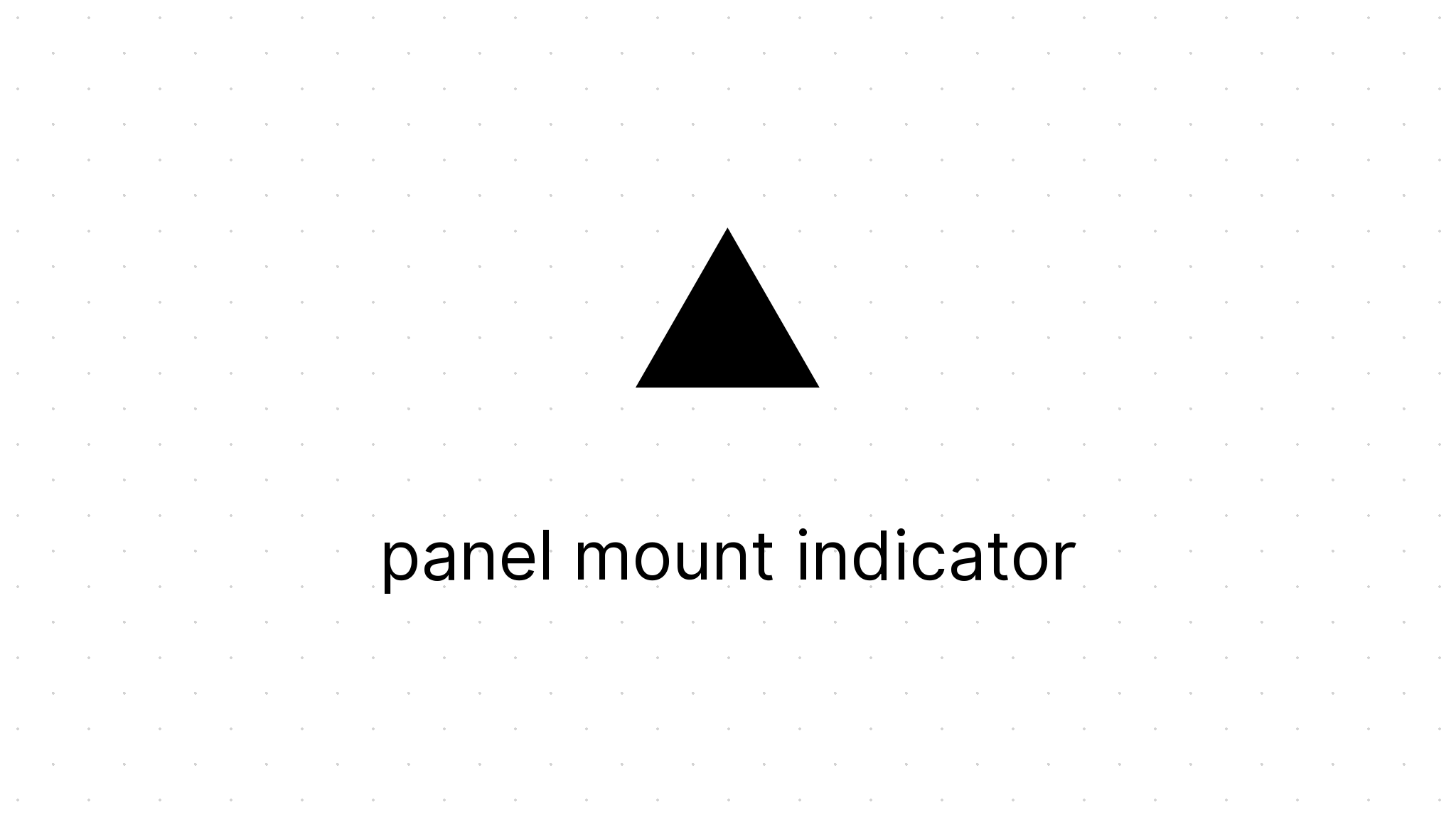 panel mount indicator - Eezee
