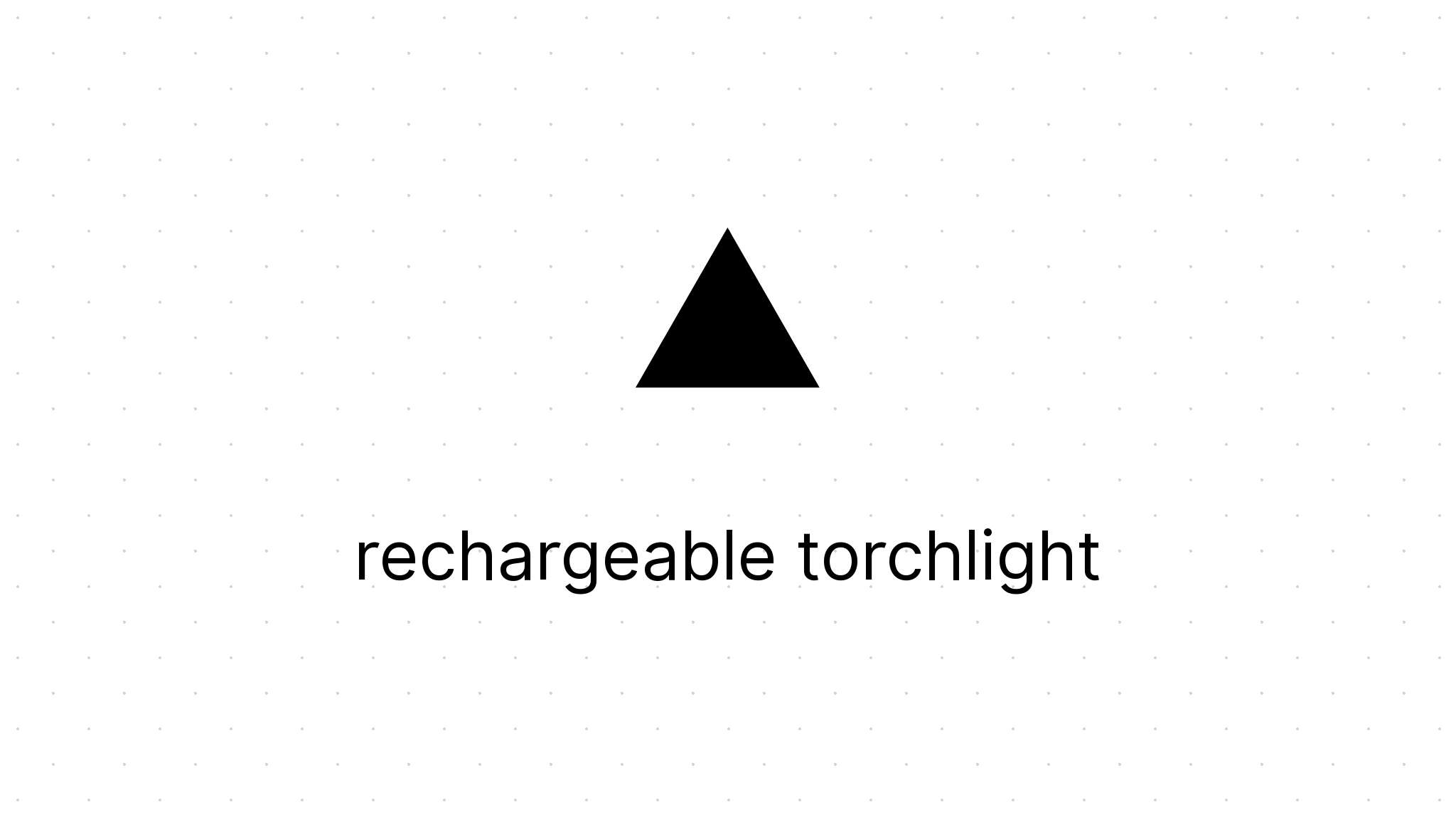 rechargeable torchlight - Eezee