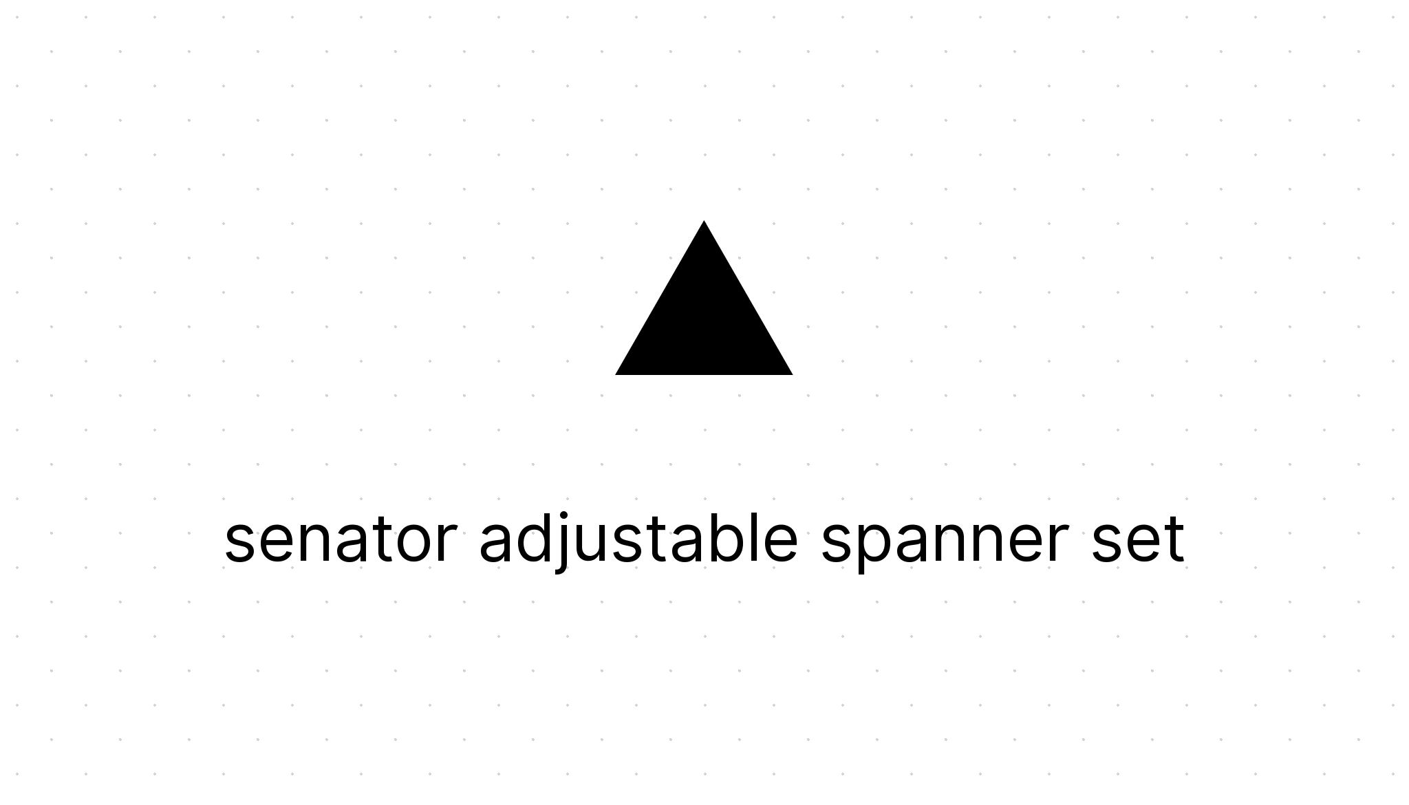 senator adjustable spanner set - Eezee